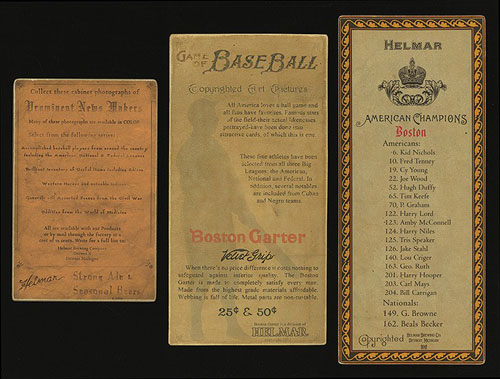 Helmar Brewing Babe Ruth Cabinet Card Collection (5) | REA Archive