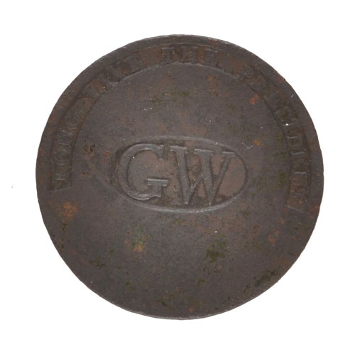 1789 George Washington Inaugural Button - "Long Live The President ...