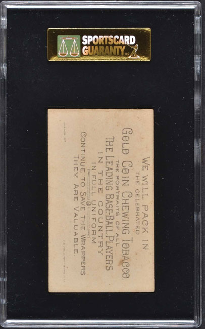 1887 N284 Buchner Gold Coin Sure Shot Dunlap SGC NM 84 - Highest Graded ...