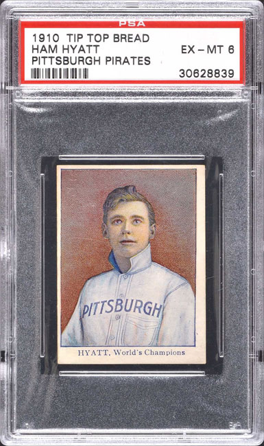 1910 D322 Tip Top Bread Ham Hyatt PSA EX-MT 6 - Highest Graded! | REA ...