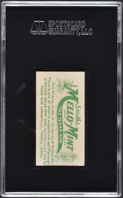 1910 E105 Mello-Mint Gum Harry Bemis SGC EX 60 - Highest Graded! | REA ...