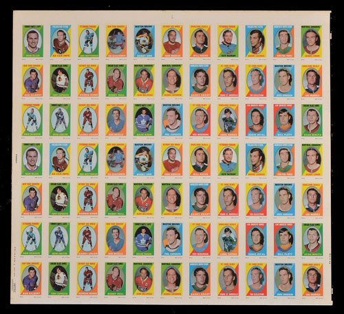 1970-1971 Topps/O-Pee-Chee Hockey Stickers Two Complete Sets Uncut ...