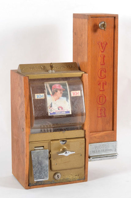 Circa 1950s Victor Baseball-Card Vending Machine | REA Archive