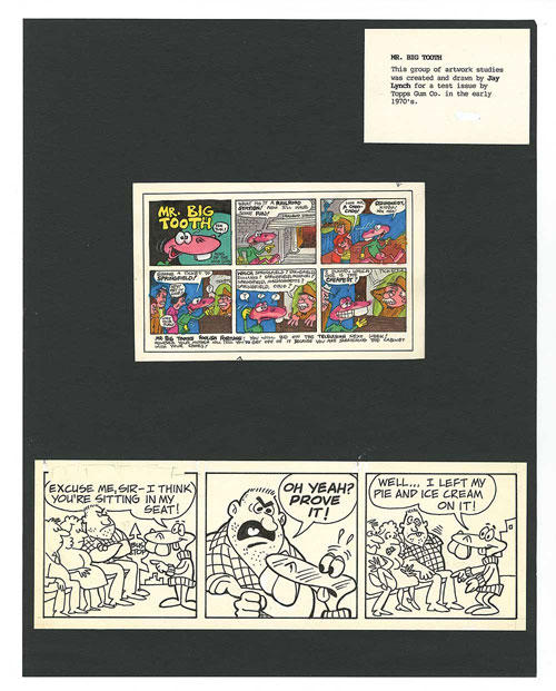 Circa 1970s/1980s Jay Lynch Artwork Collection Including "Lost" Wacky Pack Artwork! | REA Archive