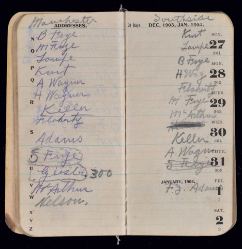 Circa 1904 and 1910 Honus Wagner Handwritten Personal Notebooks with ...