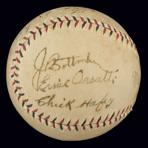 1928 St. Louis Cardinals Team- Signed Ball with Alexander, Bottomley ...