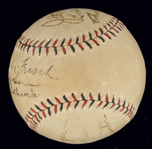 1928 St. Louis Cardinals Team- Signed Ball with Alexander, Bottomley ...