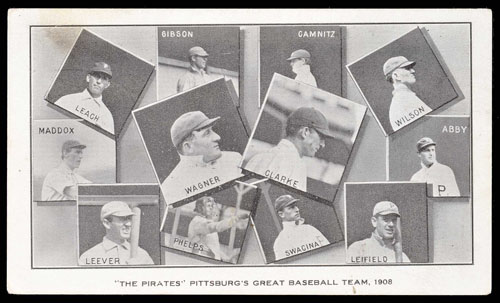 1908 "'The Pirates' Pittsburg's Great Baseball Team" Composite Photo ...