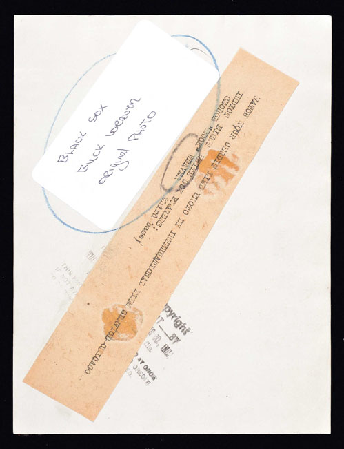 Circa 1920 Buck Weaver News Photo - PSA/DNA Type 1 | REA Archive