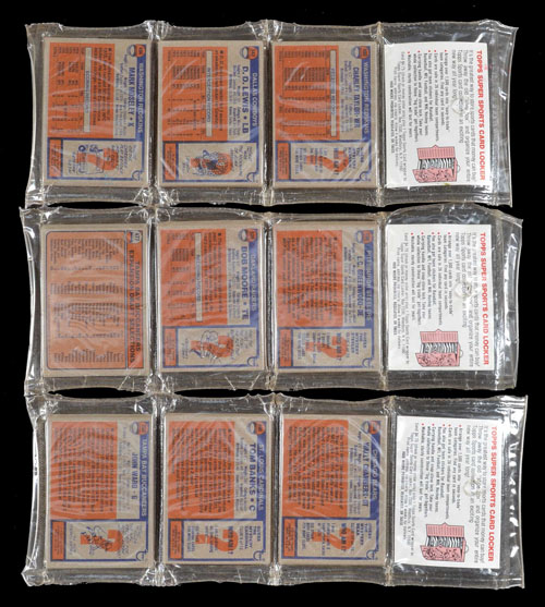 1976 Topps Football Unopened Rack Packs (5) - Including Hall of Famers ...