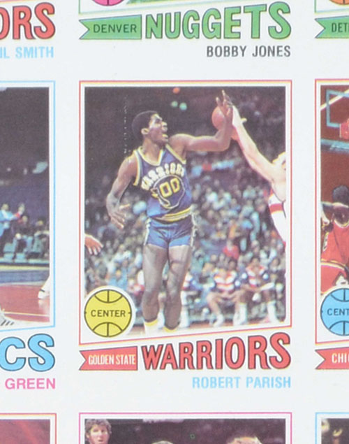 1977-1978 Topps Basketball Two Complete Sets on Two Uncut Sheets | REA ...
