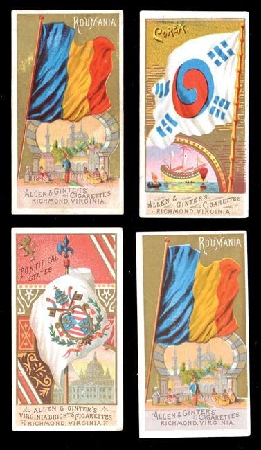 1887 N9 Allen & Ginter "Flags Of All Nations" Complete Set (50) | REA ...