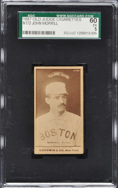 1887 N172 Old Judge John Morrill Portrait | REA Archive