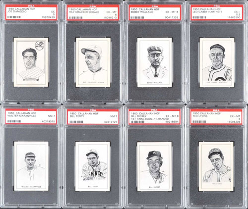 1950-1956 Callahan Hall of Fame Complete Set (82) | REA Archive
