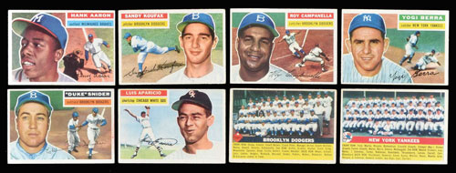 1956 Topps Complete Set (340) Plus Checklist | REA Archive