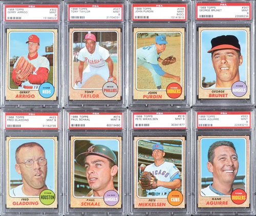1968 Topps Complete Set (598) With 384 PSA-Graded Cards | REA Archive
