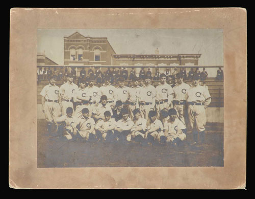 Unique 1906 Chicago Cubs Imperial Team Cabinet Photo | REA Archive