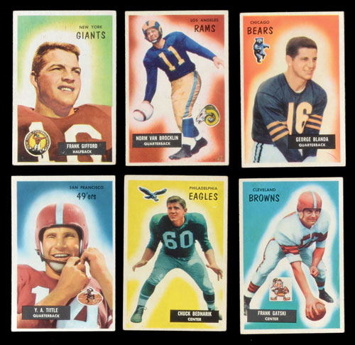 1955 Bowman Football Complete Set (160) | REA Archive