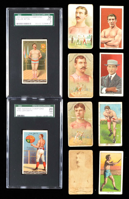 1880s to 1910s Boxing-Card Collection (10) Including N174 Old Judge ...