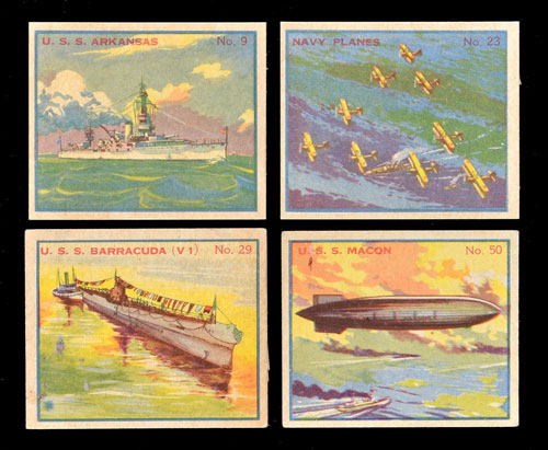 1930s R20 Newport Products "Battleship Gum" Complete Set (50) | REA Archive
