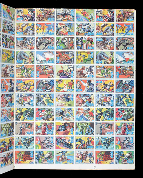 1966 Topps "Batman - Blue Bat" Series B Uncut Double Proof Sheet (264 ...