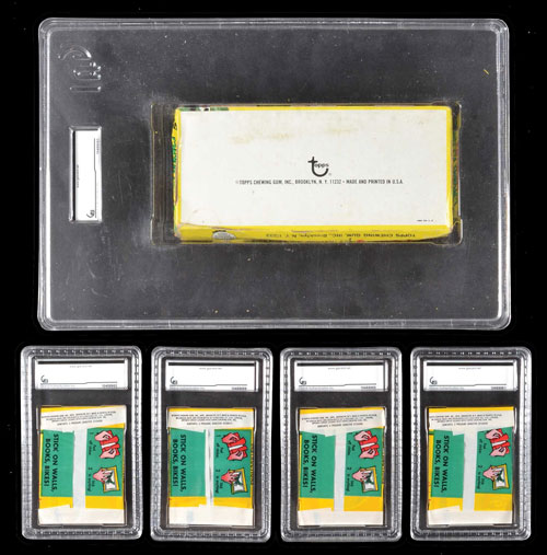 1966 Topps "Green Hornet" Stickers Complete Wax Box with 24 GAI-Graded ...