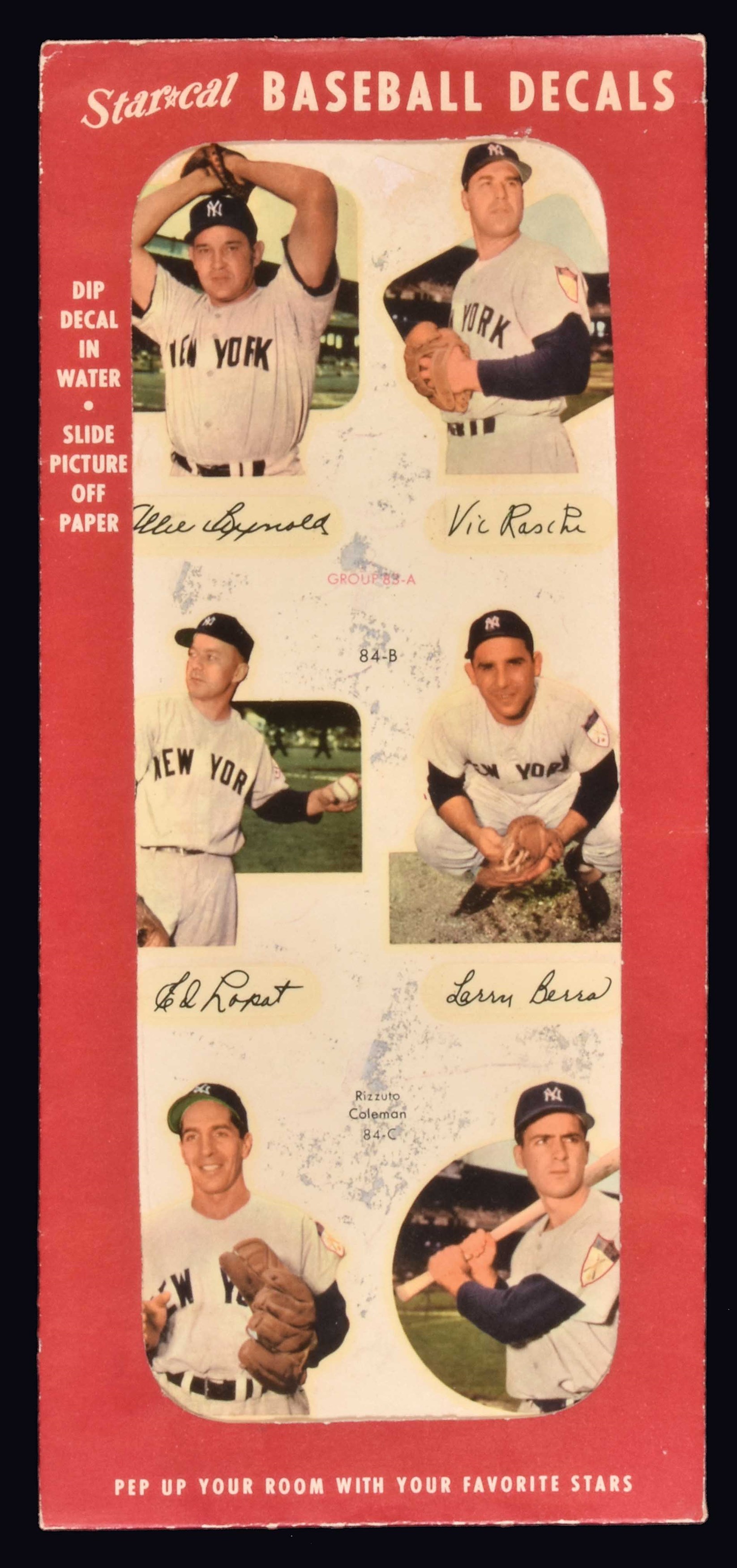 1952 Star-Cal Decals Type 2 Six-Picture Promotional Panel - All New ...