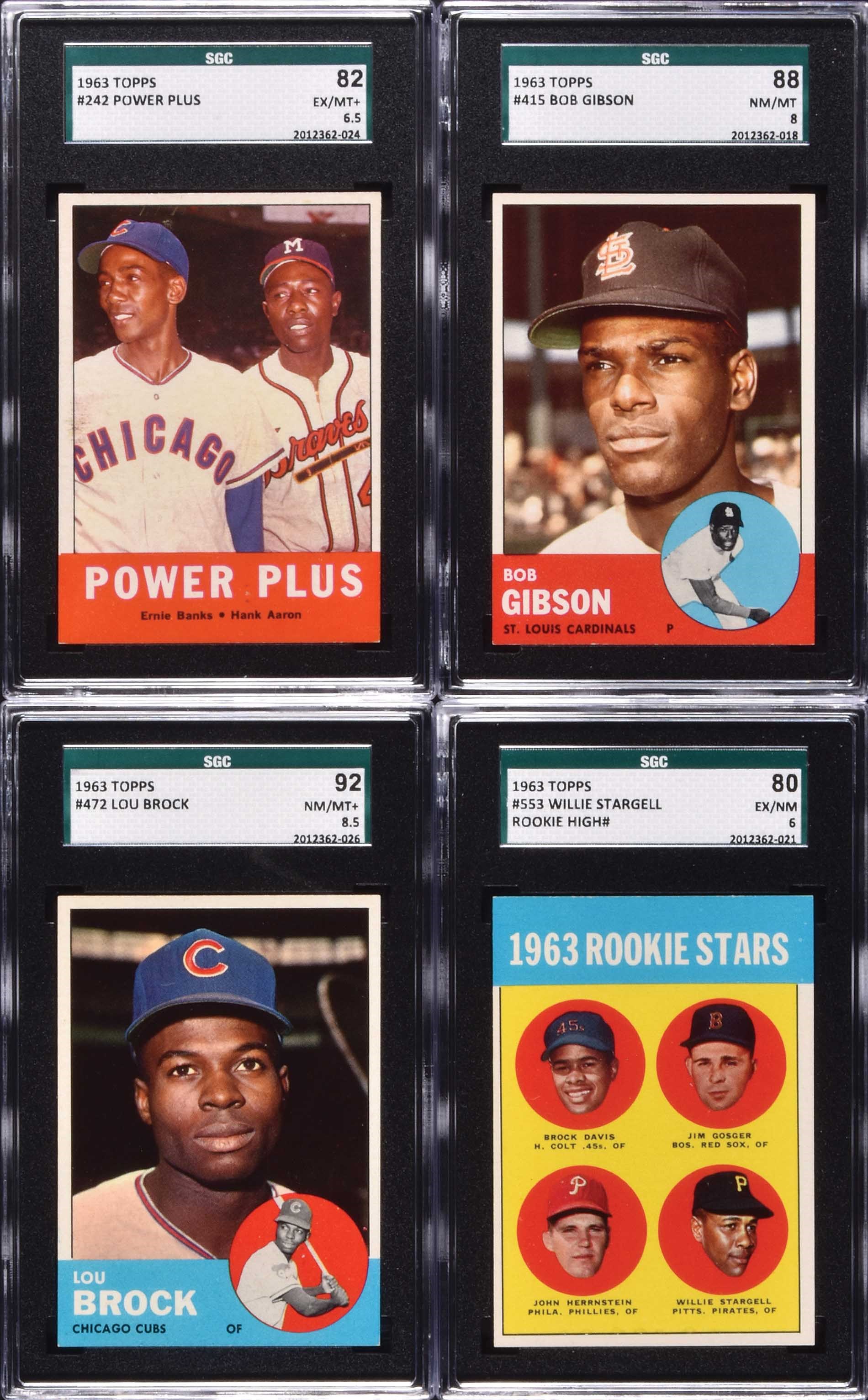 1963 Topps Complete Set (576) Plus Six Variations | REA Archive