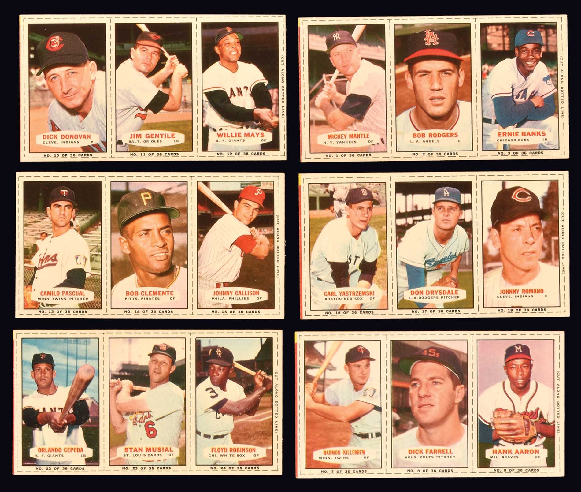 1963 Bazooka Complete Panel Set (12) | REA Archive