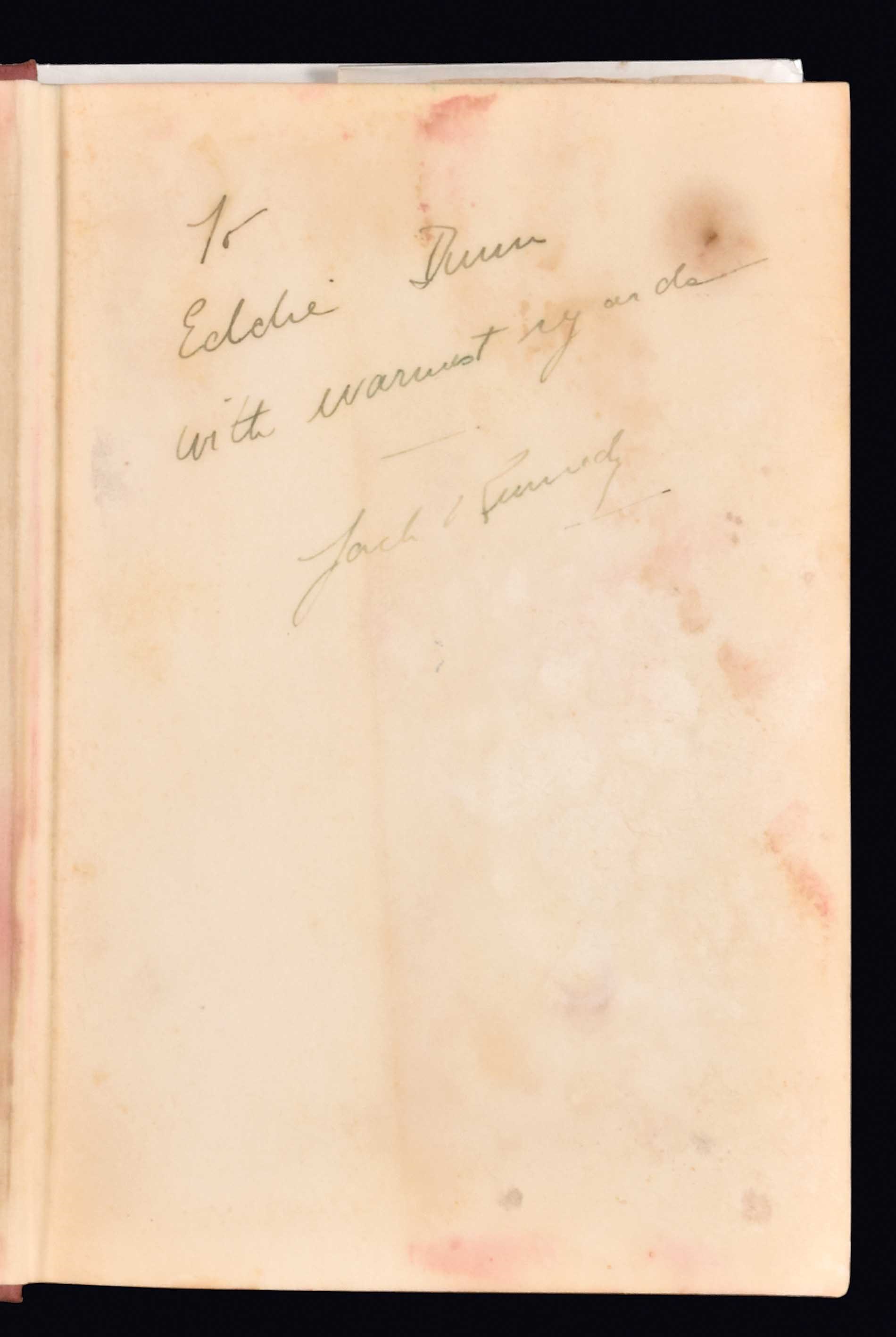 1940 John F. Kennedy Why England Slept Signed First Edition | REA Archive