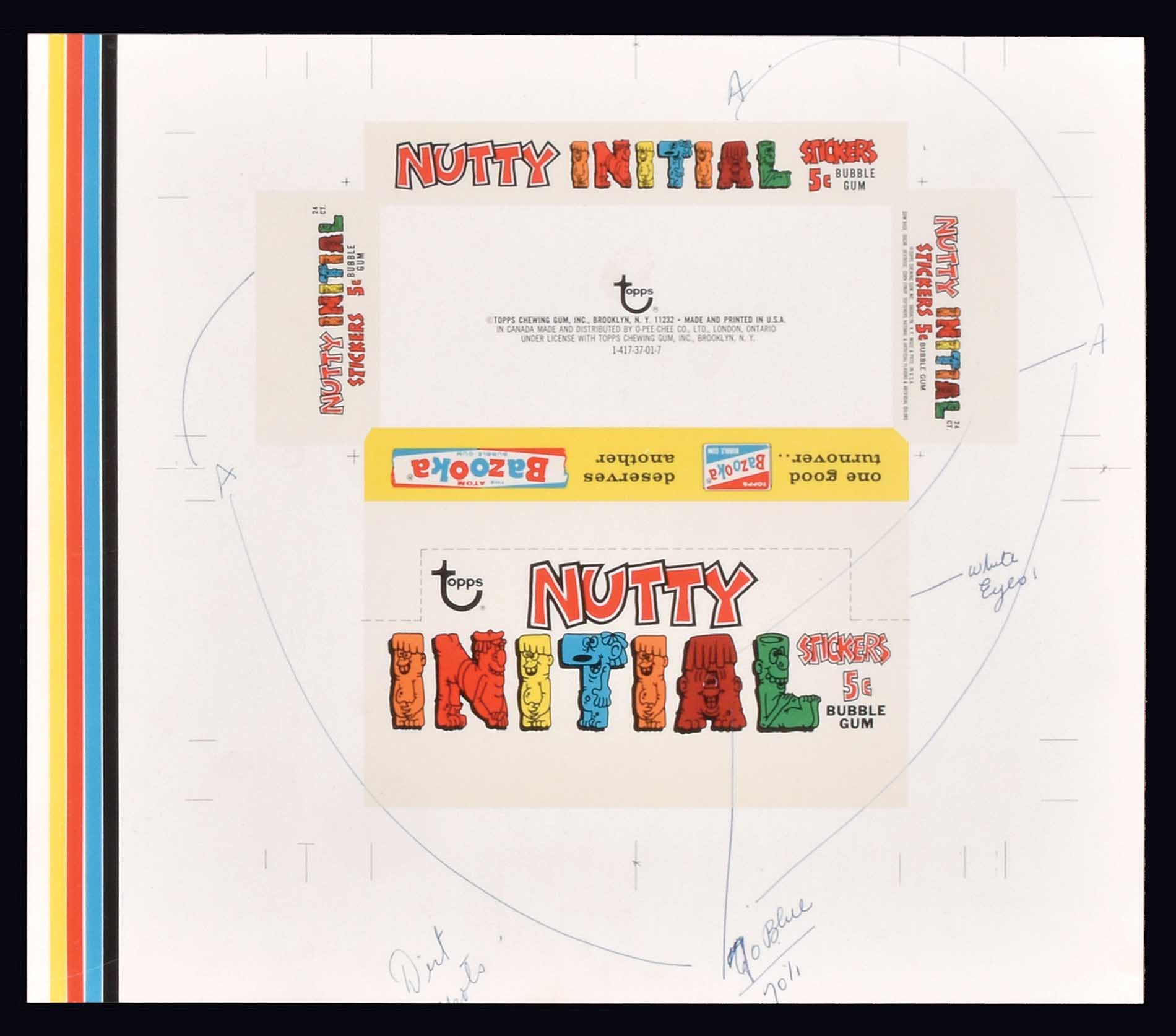 1960s and 1970s Topps Nonsport Display Box Uncut Proof Sheet Collection ...