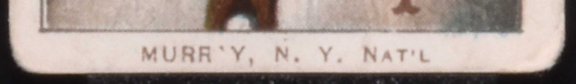 1909-1911 T206 White Border Red Murray Portrait - Extremely Rare Murr'y ...