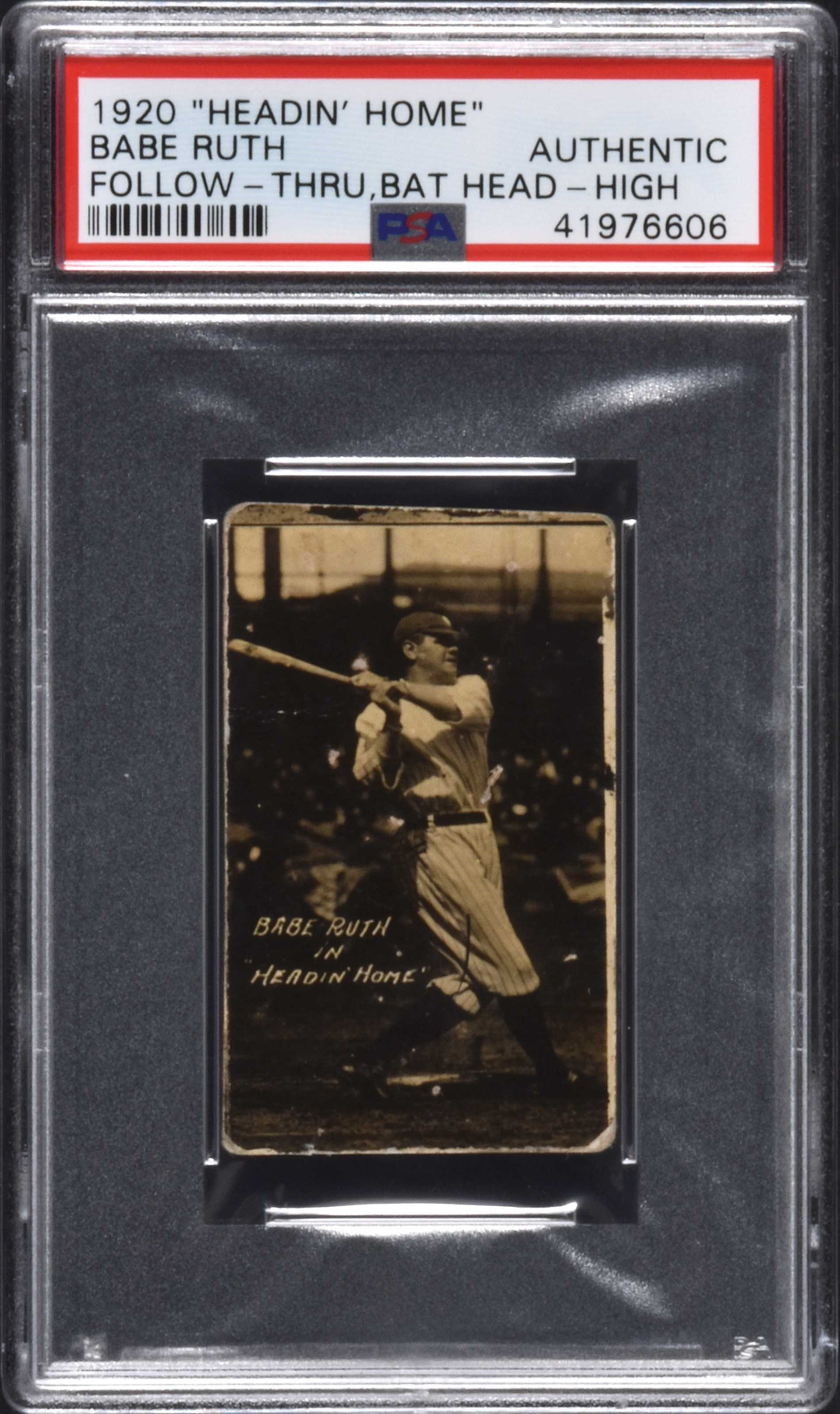 Babe Ruth Baseball Card 1920
