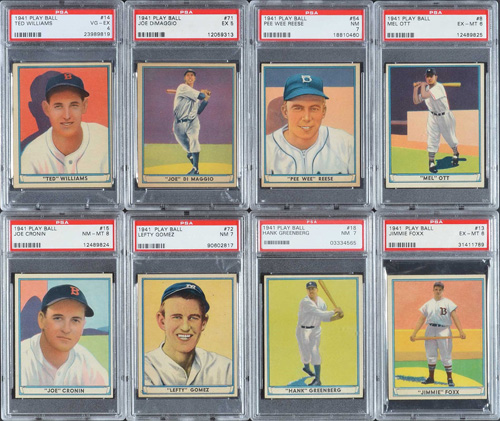 1941 R336 Play Ball Complete Set (72): #12 PSA Set Registry (6.00 GPA ...