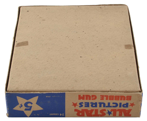 1948-1949 Leaf Display Box with Original Wax Wrapper and Premium Album ...