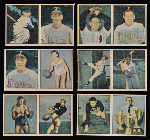 1951 Berk Ross "Hit Parade of Champions" Complete Set (72) with ...