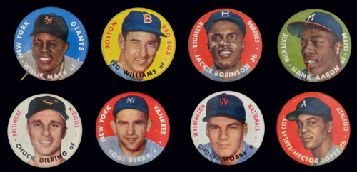 1956 Topps Pins Complete Set (60) | REA Archive