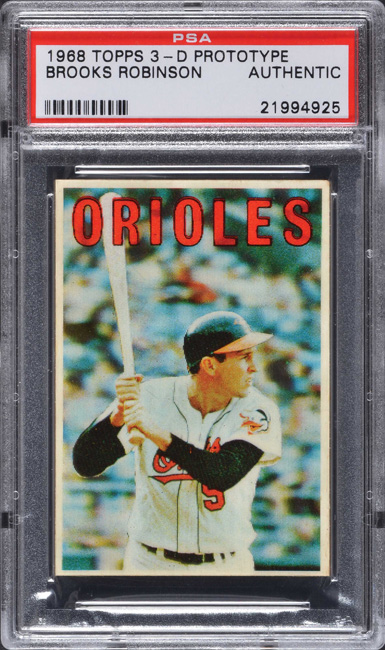 Extremely Rare 1968 Topps 3-D Prototype Brooks Robinson | REA Archive