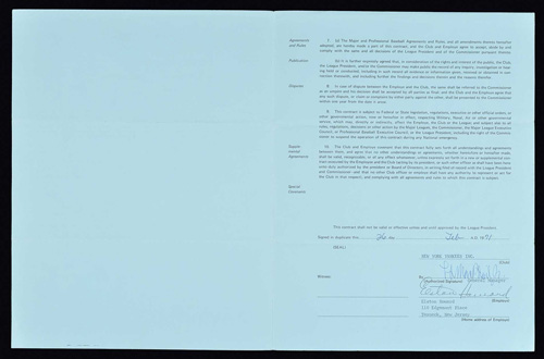 Elston Howard Signature Collection (5) Including Two Yankees Coaches ...