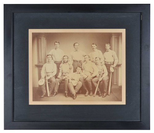 Circa 1868 Cleveland Forest City Imperial Team Cabinet Photo with ...
