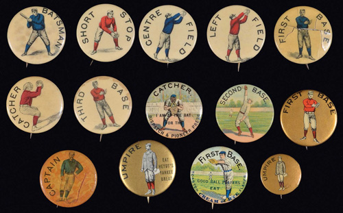 Circa 1910 Position-Pins Collection (14) | REA Archive