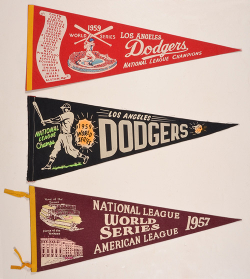 1947-1966 World Series Pennant Collection (10) | REA Archive