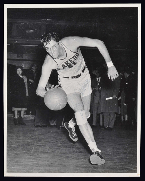 Finest Known 1948 George Mikan Original Photo - Used For 1948 Bowman ...