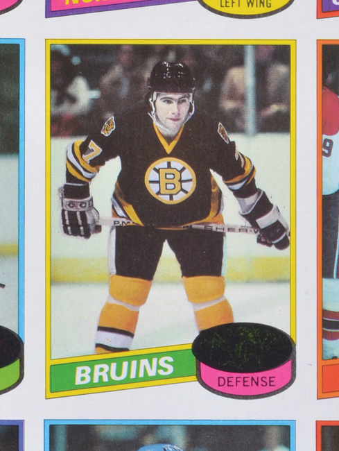 1980-1981 Topps Hockey Complete Set on Two Uncut Sheets with Wayne Gretzky and Ray Bourque ...