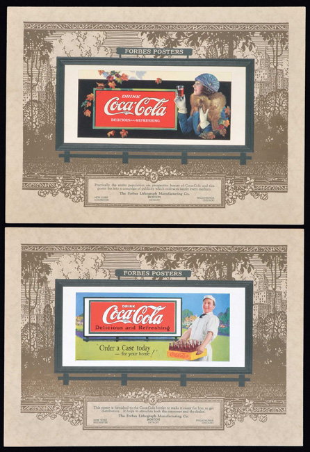 Vintage Forbes Lithograph Manufacturing Co. Billboard Posters Salesman ...