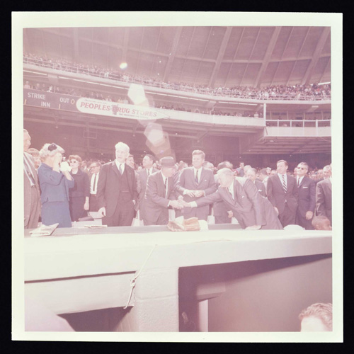 1963 John F. Kennedy Original Photo PSA/DNA Type 1 - Ceremonial First ...