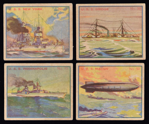 1930s R20 Newport Products "Battleship Gum" Complete Set (50) | REA Archive