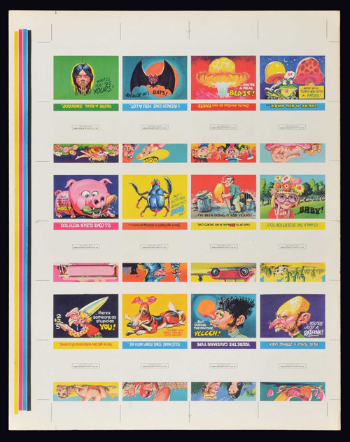 1960 Topps "Fold-A-Roos" Complete Set Uncut Proof Sheet - Topps Vault ...