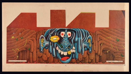 1967 Topps Test "Block Heads" Large Proof Sheet: #10 The Bleech - Topps ...