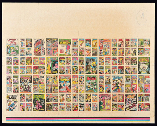1970 Topps "Comic Cover Stickers" Complete Set Uncut Sheet - Topps ...